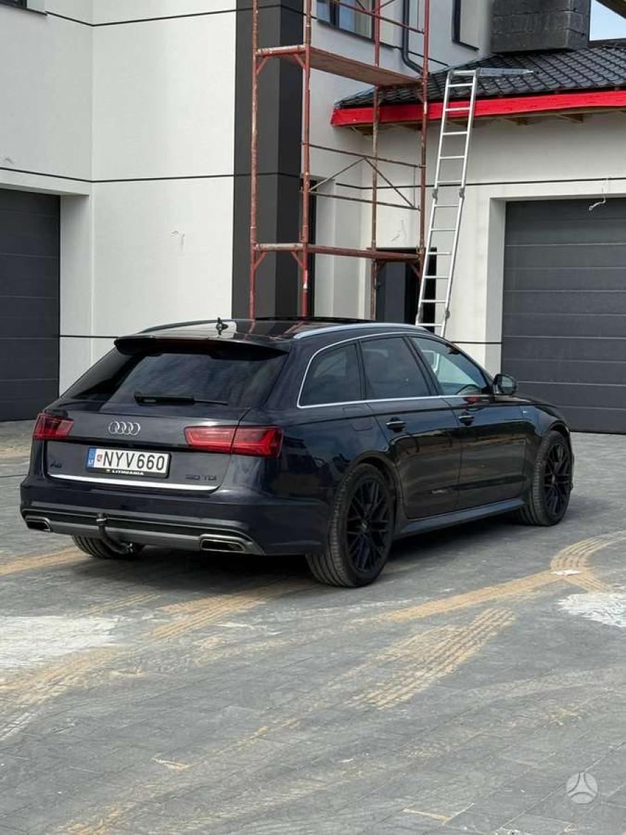 Blue Audi A6 2017 in Vilnius, with an engine capacity of 2.97 L and mileage of 320 thousand km for 15200 €, photo 8 on AUTOMOTO.COM.LV