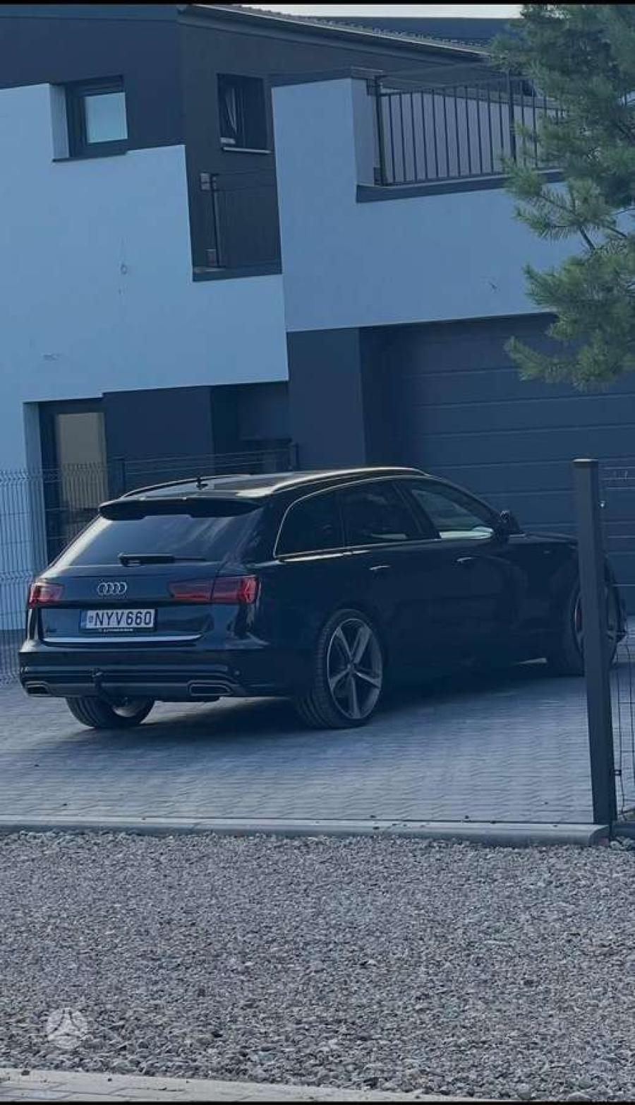Blue Audi A6 2017 in Vilnius, with an engine capacity of 2.97 L and mileage of 320 thousand km for 15200 €, photo 9 on AUTOMOTO.COM.LV