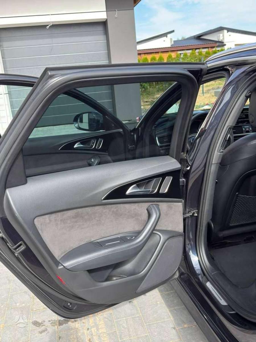Blue Audi A6 2017 in Vilnius, with an engine capacity of 2.97 L and mileage of 320 thousand km for 15200 €, photo 13 on AUTOMOTO.COM.LV
