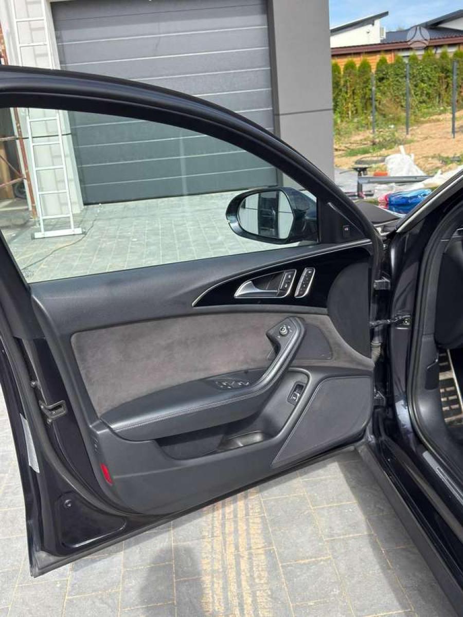 Blue Audi A6 2017 in Vilnius, with an engine capacity of 2.97 L and mileage of 320 thousand km for 15200 €, photo 14 on AUTOMOTO.COM.LV