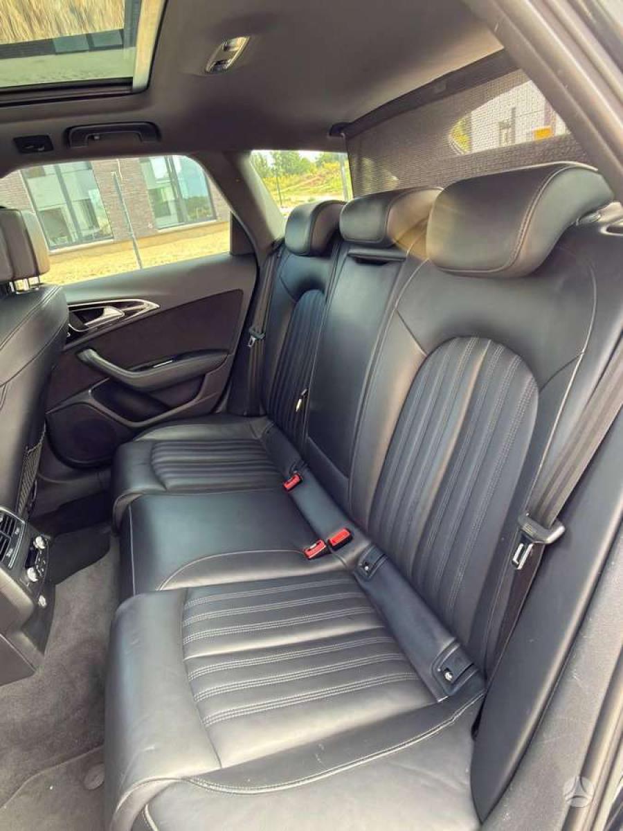 Blue Audi A6 2017 in Vilnius, with an engine capacity of 2.97 L and mileage of 320 thousand km for 15200 €, photo 17 on AUTOMOTO.COM.LV
