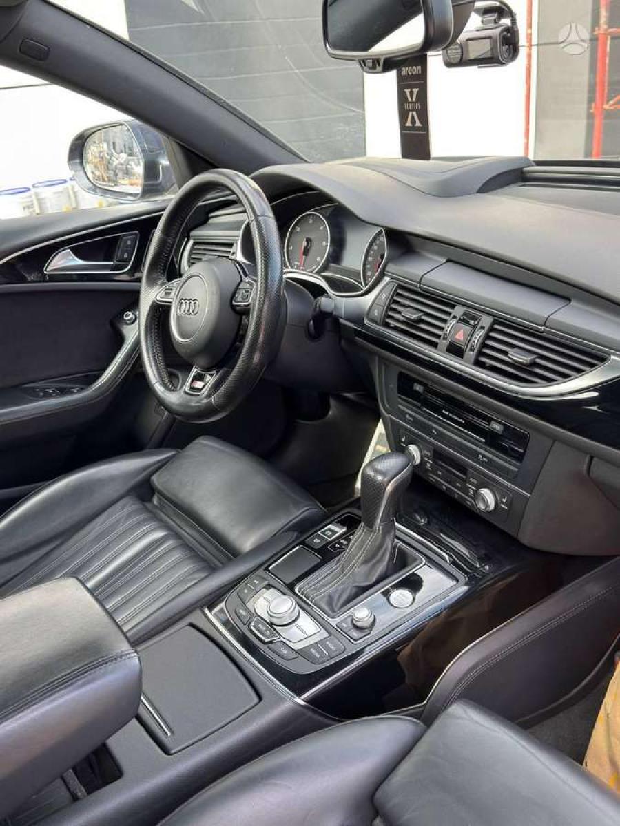 Blue Audi A6 2017 in Vilnius, with an engine capacity of 2.97 L and mileage of 320 thousand km for 15200 €, photo 21 on AUTOMOTO.COM.LV