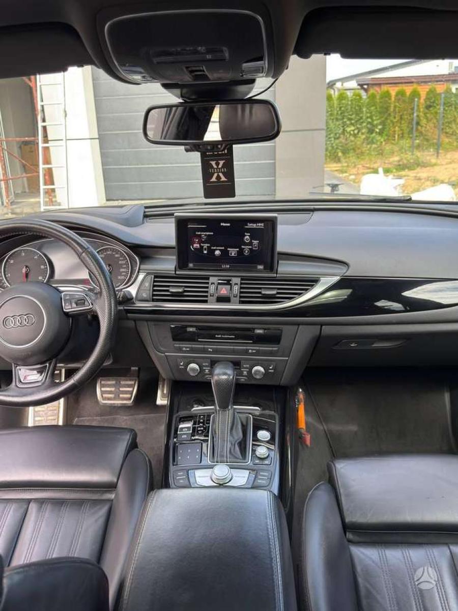 Blue Audi A6 2017 in Vilnius, with an engine capacity of 2.97 L and mileage of 320 thousand km for 15200 €, photo 23 on AUTOMOTO.COM.LV