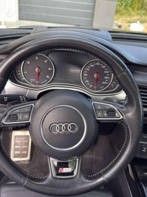 Blue Audi A6 2017 in Vilnius, with an engine capacity of 2.97 L and mileage of 320 thousand km for 15200 €, photo 24 on AUTOMOTO.COM.LV