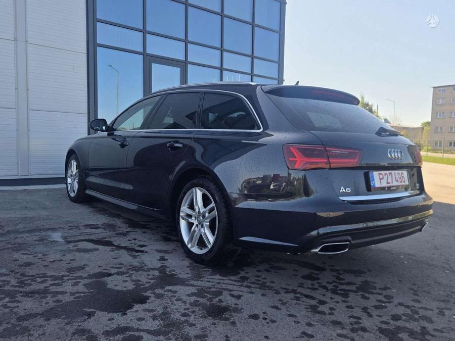 Blue Audi A6 2018 in Kretinga, with an engine capacity of 2.00 L and mileage of 209 thousand km for 15200 €, photo 6 on AUTOMOTO.COM.LV