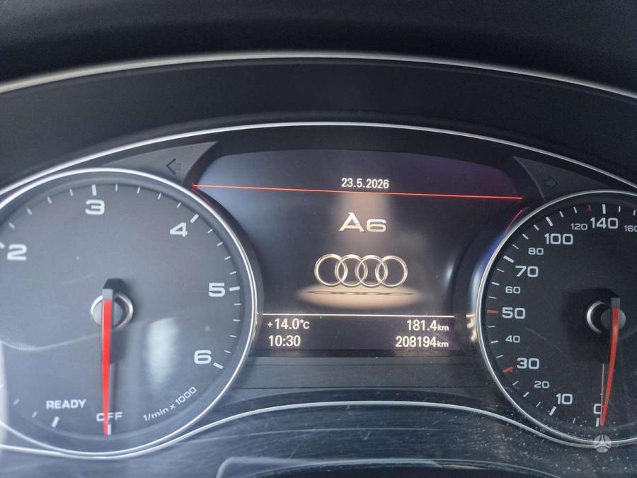 Blue Audi A6 2018 in Kretinga, with an engine capacity of 2.00 L and mileage of 209 thousand km for 15200 €, photo 22 on AUTOMOTO.COM.LV