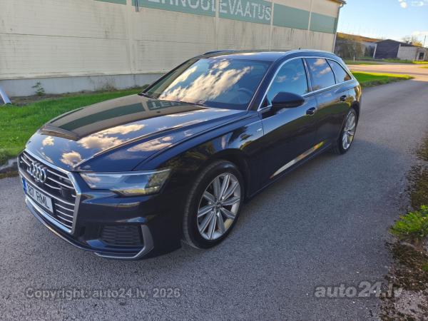 Blue Audi A6 2018 in Tallinn, with an engine capacity of 3.00 L and mileage of 176 thousand km for 24800 €, photo 1 on AUTOMOTO.COM.LV