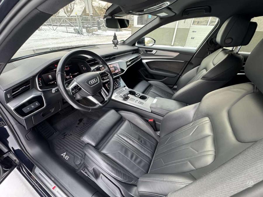 Blue Audi A6 2019 in Siauliai, with an engine capacity of 3.00 L and mileage of 242 thousand km for 24700 €, photo 14 on AUTOMOTO.COM.LV
