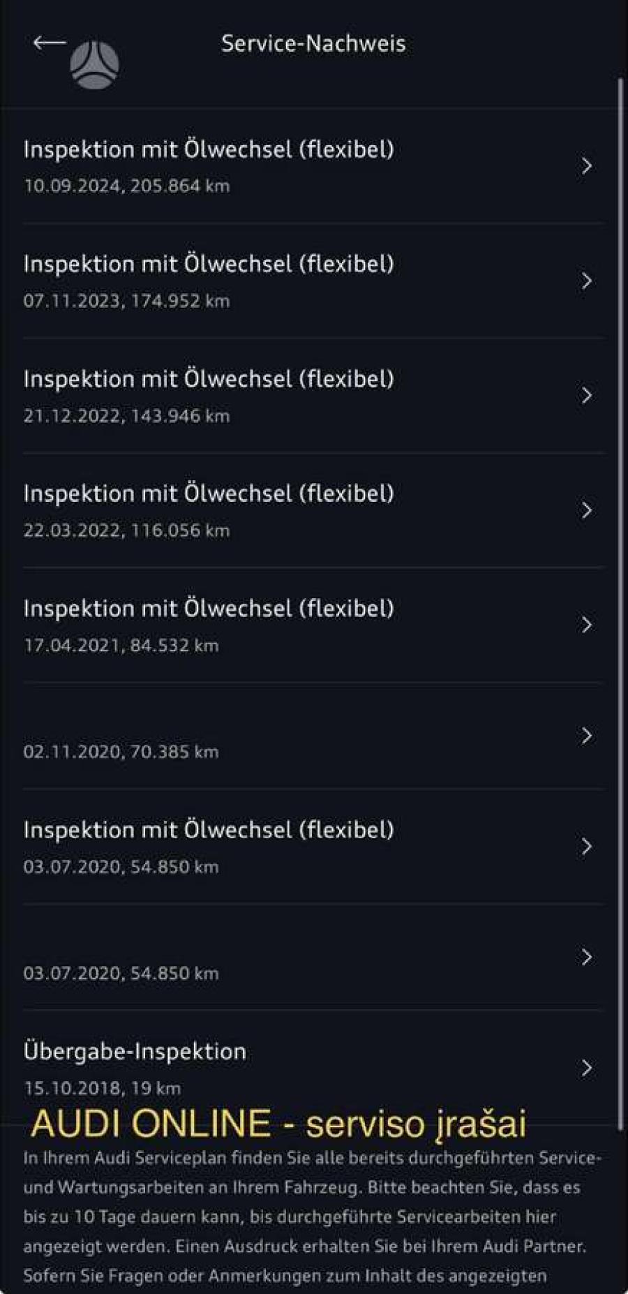 Blue Audi A6 2019 in Siauliai, with an engine capacity of 3.00 L and mileage of 242 thousand km for 24700 €, photo 32 on AUTOMOTO.COM.LV