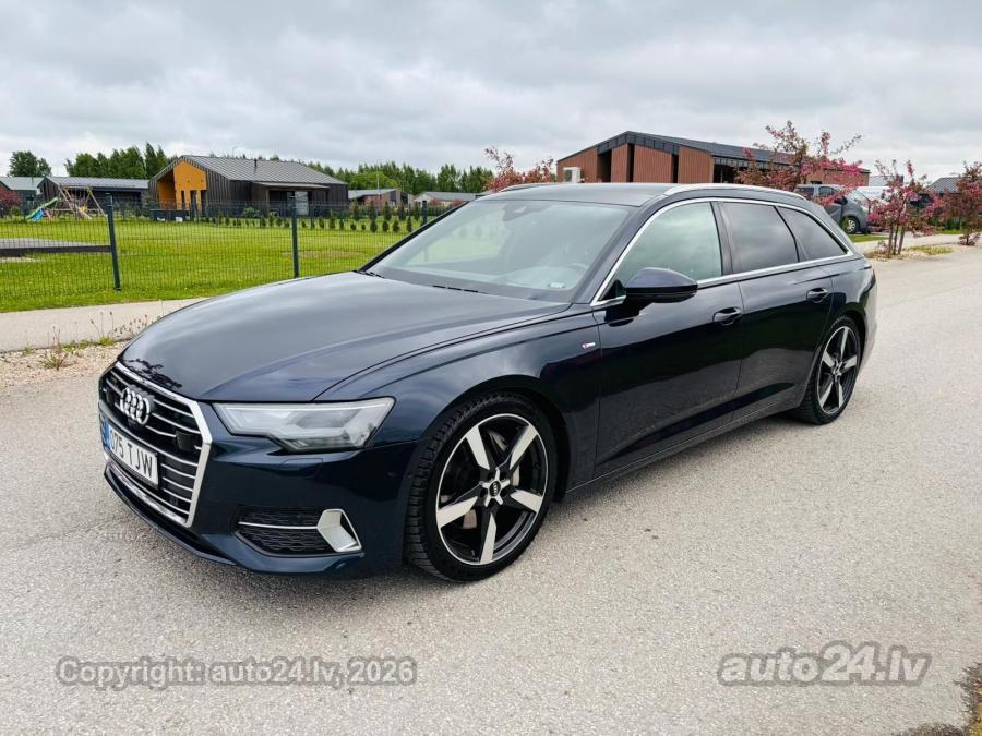 Blue Audi A6 2019 in Tartu, with an engine capacity of 3.00 L and mileage of 153 thousand km for 29800 €, photo 1 on AUTOMOTO.COM.LV