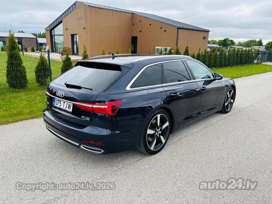 Blue Audi A6 2019 in Tartu, with an engine capacity of 3.00 L and mileage of 153 thousand km for 29800 €, photo 4 on AUTOMOTO.COM.LV