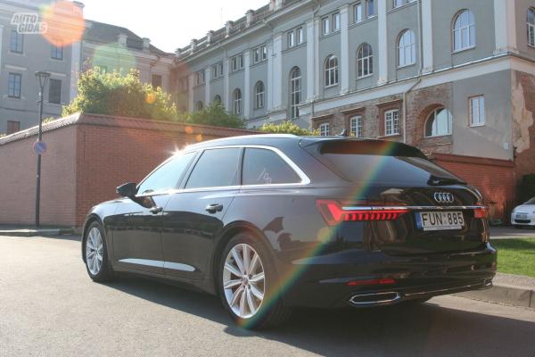 Blue Audi A6 2019 in Kaunas, with an engine capacity of 2.00 L and mileage of 115 thousand km for 27980 €, photo 3 on AUTOMOTO.COM.LV