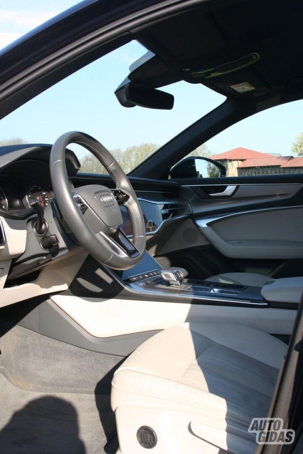 Blue Audi A6 2019 in Kaunas, with an engine capacity of 2.00 L and mileage of 115 thousand km for 27980 €, photo 6 on AUTOMOTO.COM.LV