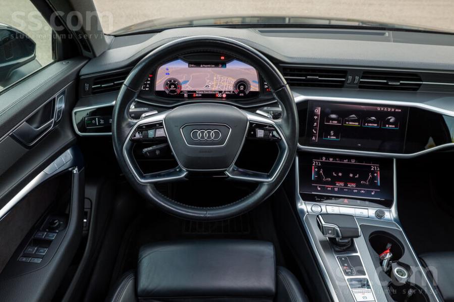Zils Audi A6 2019 Rīga, ar dzinēja tilpumu 3.00 L un nobraukumu 170 tūkst. km par 24400 €, foto 13 vietnē AUTOMOTO.COM.LV