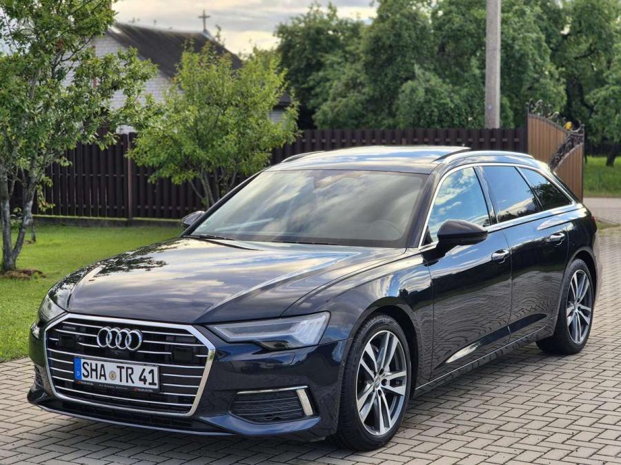 Blue Audi A6 2019 in Vilnius, with an engine capacity of 3.00 L and mileage of 182 thousand km for 26950 €, photo 1 on AUTOMOTO.COM.LV