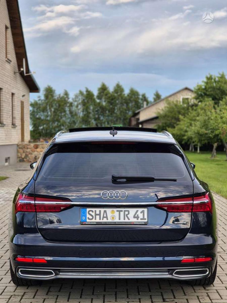 Blue Audi A6 2019 in Vilnius, with an engine capacity of 3.00 L and mileage of 182 thousand km for 26950 €, photo 9 on AUTOMOTO.COM.LV