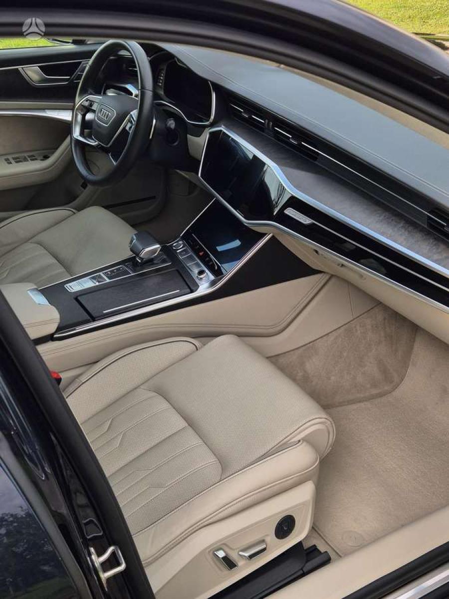 Blue Audi A6 2019 in Vilnius, with an engine capacity of 3.00 L and mileage of 182 thousand km for 26950 €, photo 17 on AUTOMOTO.COM.LV