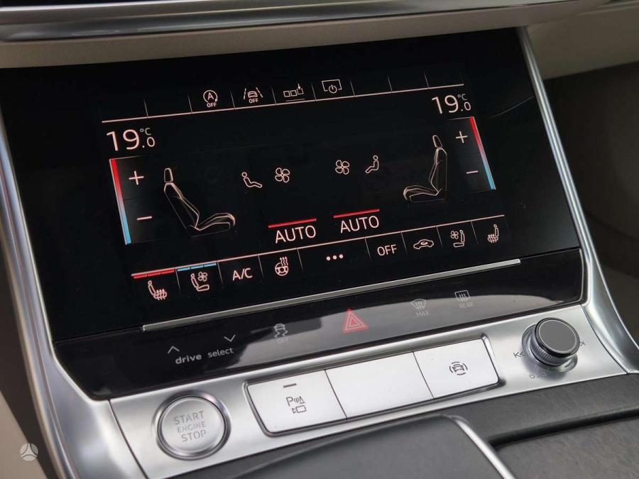 Blue Audi A6 2019 in Vilnius, with an engine capacity of 3.00 L and mileage of 182 thousand km for 26950 €, photo 19 on AUTOMOTO.COM.LV