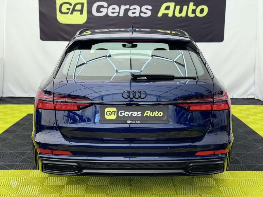 Blue Audi A6 2019 in Vilnius, with an engine capacity of 1.97 L and mileage of 106 thousand km for 25990 €, photo 6 on AUTOMOTO.COM.LV