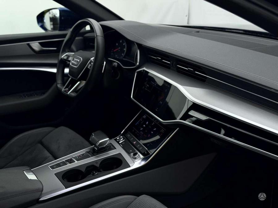 Blue Audi A6 2019 in Vilnius, with an engine capacity of 1.97 L and mileage of 106 thousand km for 25990 €, photo 17 on AUTOMOTO.COM.LV