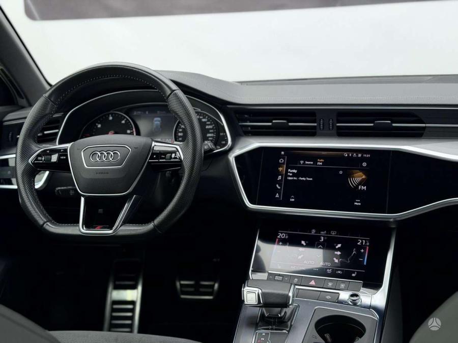 Blue Audi A6 2019 in Vilnius, with an engine capacity of 1.97 L and mileage of 106 thousand km for 25990 €, photo 18 on AUTOMOTO.COM.LV