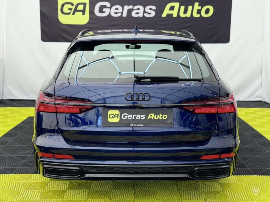Blue Audi A6 2019 in Vilnius, with an engine capacity of 1.97 L and mileage of 106 thousand km for 25990 €, photo 6 on AUTOMOTO.COM.LV