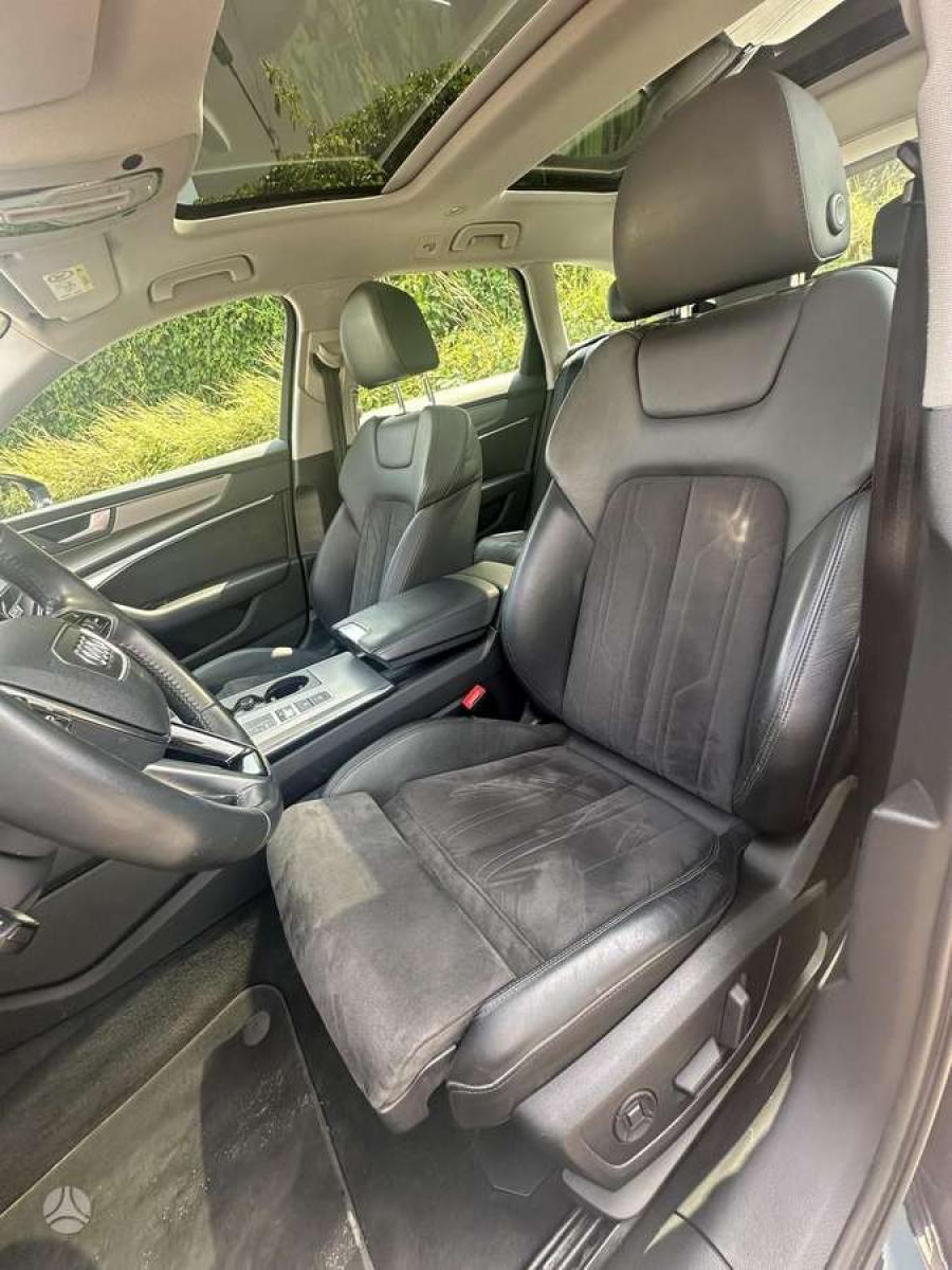 Blue Audi A6 2019 in Vilnius, with an engine capacity of 3.00 L and mileage of 114 thousand km for 21900 €, photo 6 on AUTOMOTO.COM.LV