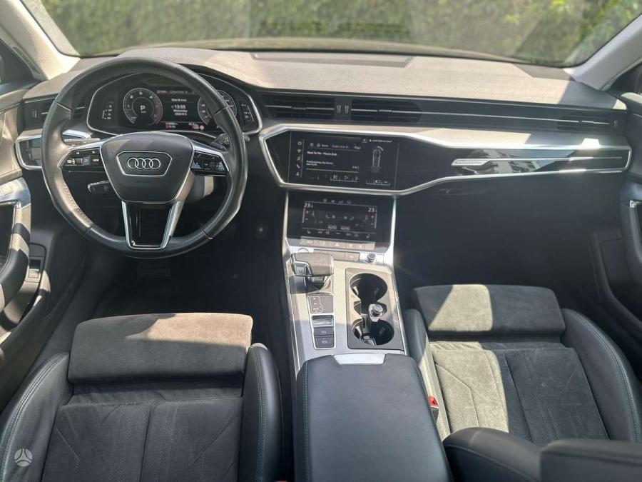 Blue Audi A6 2019 in Vilnius, with an engine capacity of 3.00 L and mileage of 114 thousand km for 21900 €, photo 12 on AUTOMOTO.COM.LV
