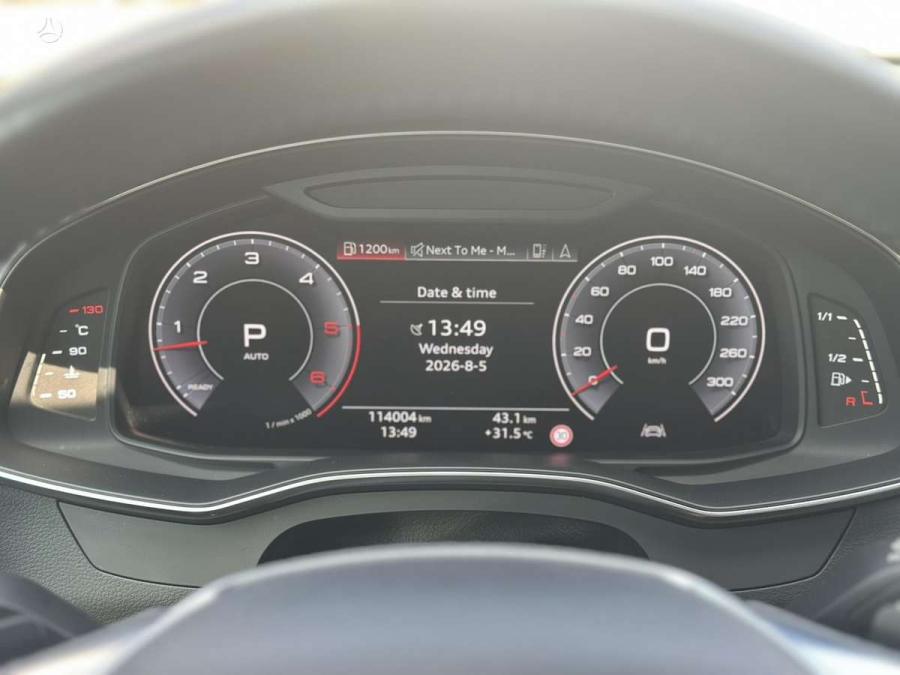 Blue Audi A6 2019 in Vilnius, with an engine capacity of 3.00 L and mileage of 114 thousand km for 21900 €, photo 14 on AUTOMOTO.COM.LV