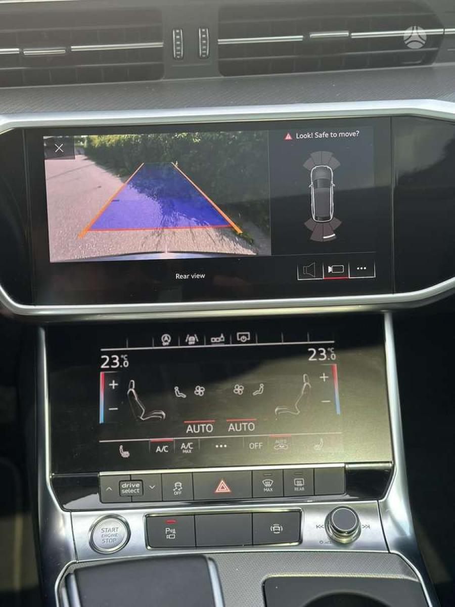 Blue Audi A6 2019 in Vilnius, with an engine capacity of 3.00 L and mileage of 114 thousand km for 21900 €, photo 15 on AUTOMOTO.COM.LV