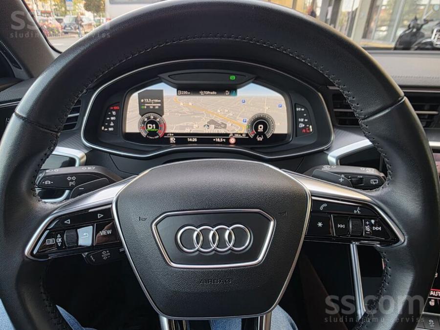 Zils Audi A6 2019 Rīga, ar dzinēja tilpumu 3.00 L un nobraukumu 196 tūkst. km par 32500 €, foto 14 vietnē AUTOMOTO.COM.LV