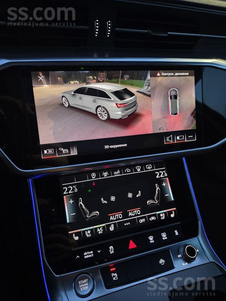 Zils Audi A6 2019 Rīga, ar dzinēja tilpumu 3.00 L un nobraukumu 196 tūkst. km par 32500 €, foto 26 vietnē AUTOMOTO.COM.LV