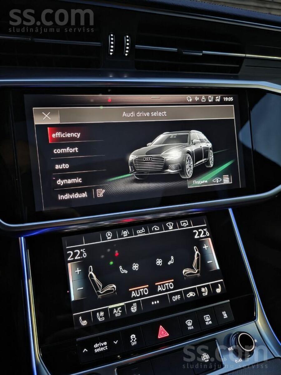 Zils Audi A6 2019 Rīga, ar dzinēja tilpumu 3.00 L un nobraukumu 196 tūkst. km par 32500 €, foto 27 vietnē AUTOMOTO.COM.LV
