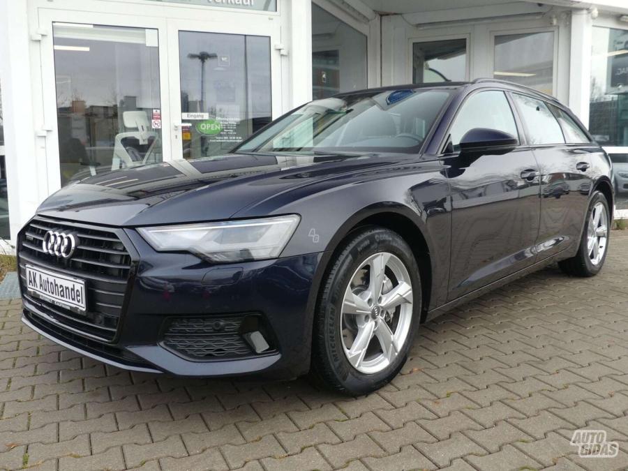 Zils Audi A6 2020 Kauņa, ar dzinēja tilpumu 2.00 L un nobraukumu 88 tūkst. km par 32056 €, foto 1 vietnē AUTOMOTO.COM.LV