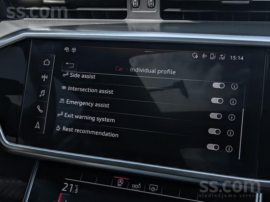 Синий Ауди А6 2020 в Тукумс, объемом двигателя 3.00 л и пробегом 102 тыс. км за 33990 €, фото 22 на AUTOMOTO.COM.LV