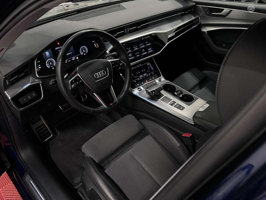 Blue Audi A6 2021 in Vilnius, with an engine capacity of 2.00 L and mileage of 163 thousand km for 27890 €, photo 12 on AUTOMOTO.COM.LV