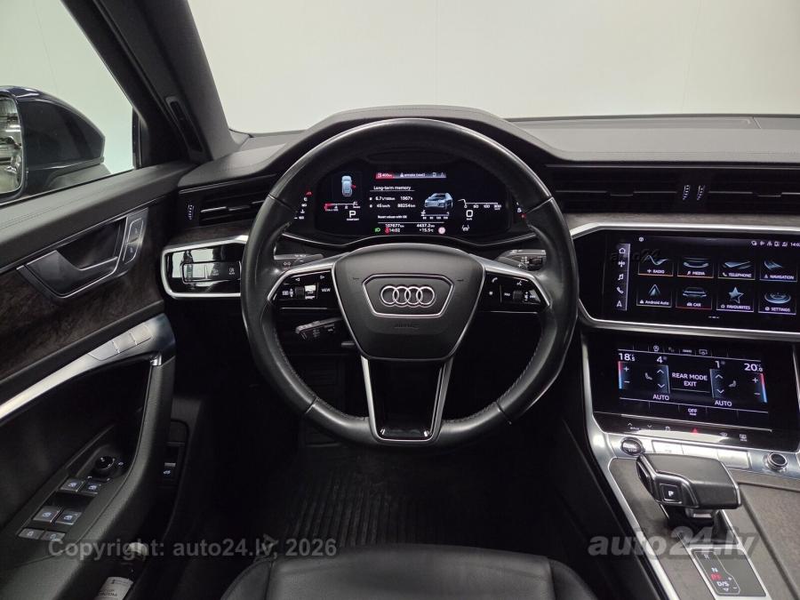 Blue Audi A6 2021 in Tallinn, with an engine capacity of 3.00 L and mileage of 108 thousand km for 29900 €, photo 15 on AUTOMOTO.COM.LV