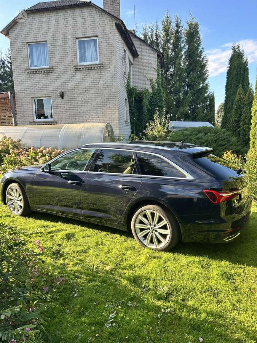 Blue Audi A6 2021 in Birzai, with an engine capacity of 1.97 L and mileage of 300 thousand km for 17599 €, photo 5 on AUTOMOTO.COM.LV