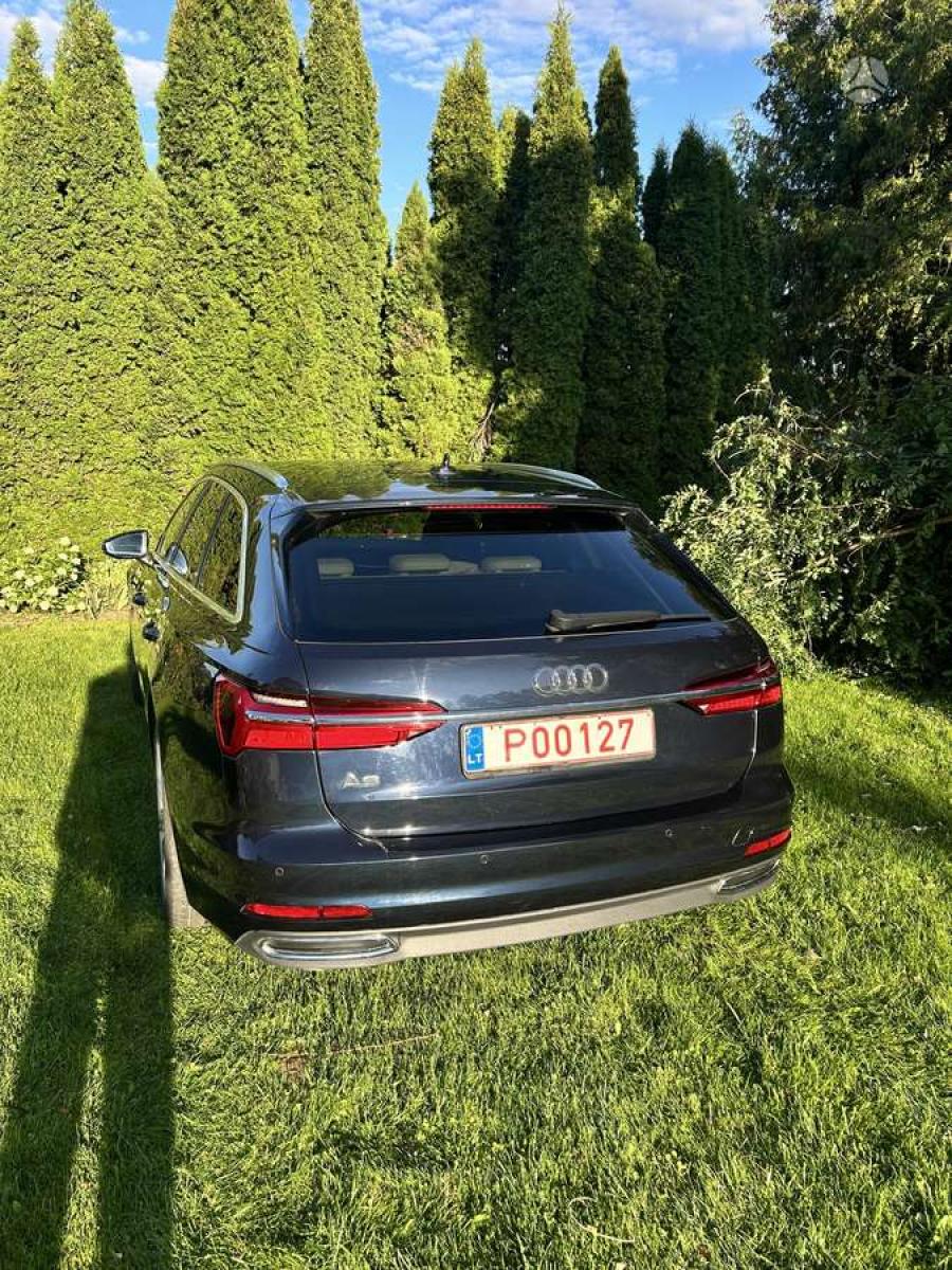 Blue Audi A6 2021 in Birzai, with an engine capacity of 1.97 L and mileage of 300 thousand km for 17599 €, photo 8 on AUTOMOTO.COM.LV