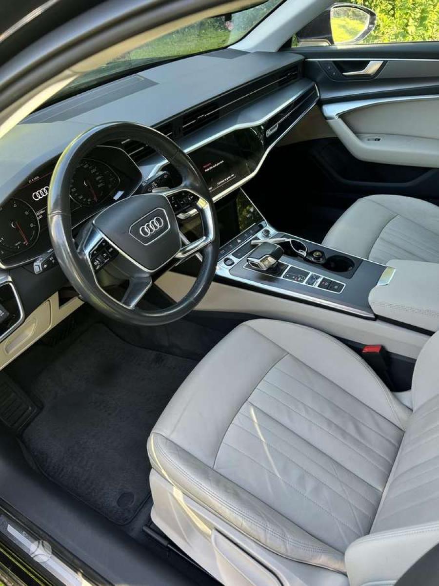 Blue Audi A6 2021 in Birzai, with an engine capacity of 1.97 L and mileage of 300 thousand km for 17599 €, photo 13 on AUTOMOTO.COM.LV