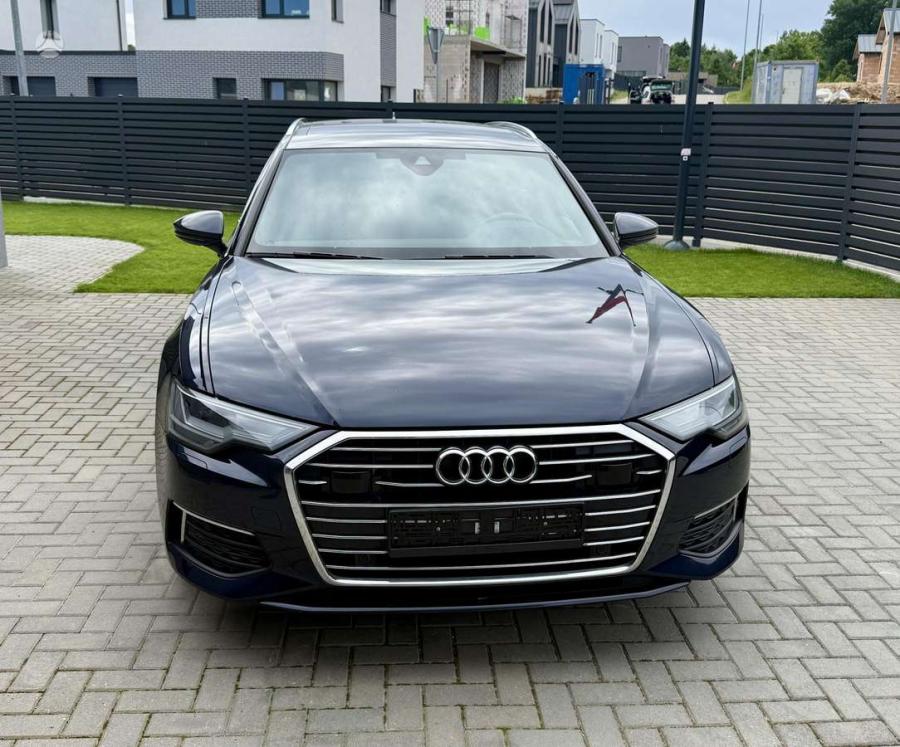 Blue Audi A6 2022 in Vilnius, with an engine capacity of 1.97 L and mileage of 165 thousand km for 23490 €, photo 4 on AUTOMOTO.COM.LV