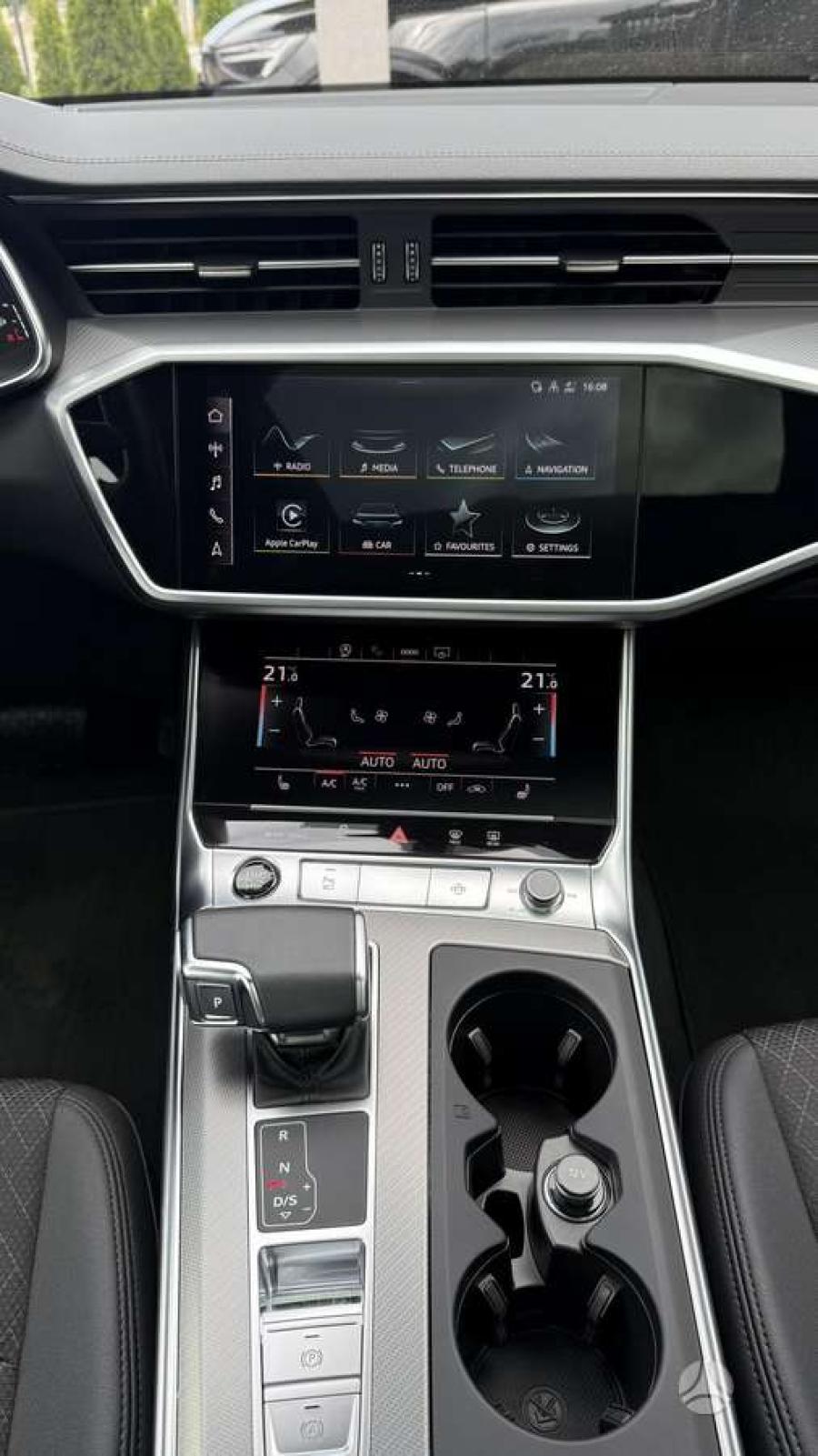 Blue Audi A6 2022 in Vilnius, with an engine capacity of 1.97 L and mileage of 165 thousand km for 23490 €, photo 21 on AUTOMOTO.COM.LV