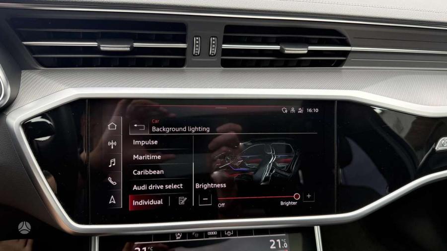 Blue Audi A6 2022 in Vilnius, with an engine capacity of 1.97 L and mileage of 165 thousand km for 23490 €, photo 26 on AUTOMOTO.COM.LV