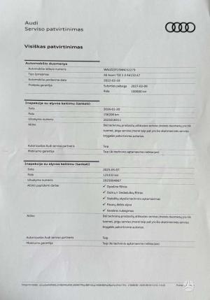 Blue Audi A6 2022 in Vilnius, with an engine capacity of 1.97 L and mileage of 165 thousand km for 23490 €, photo 33 on AUTOMOTO.COM.LV
