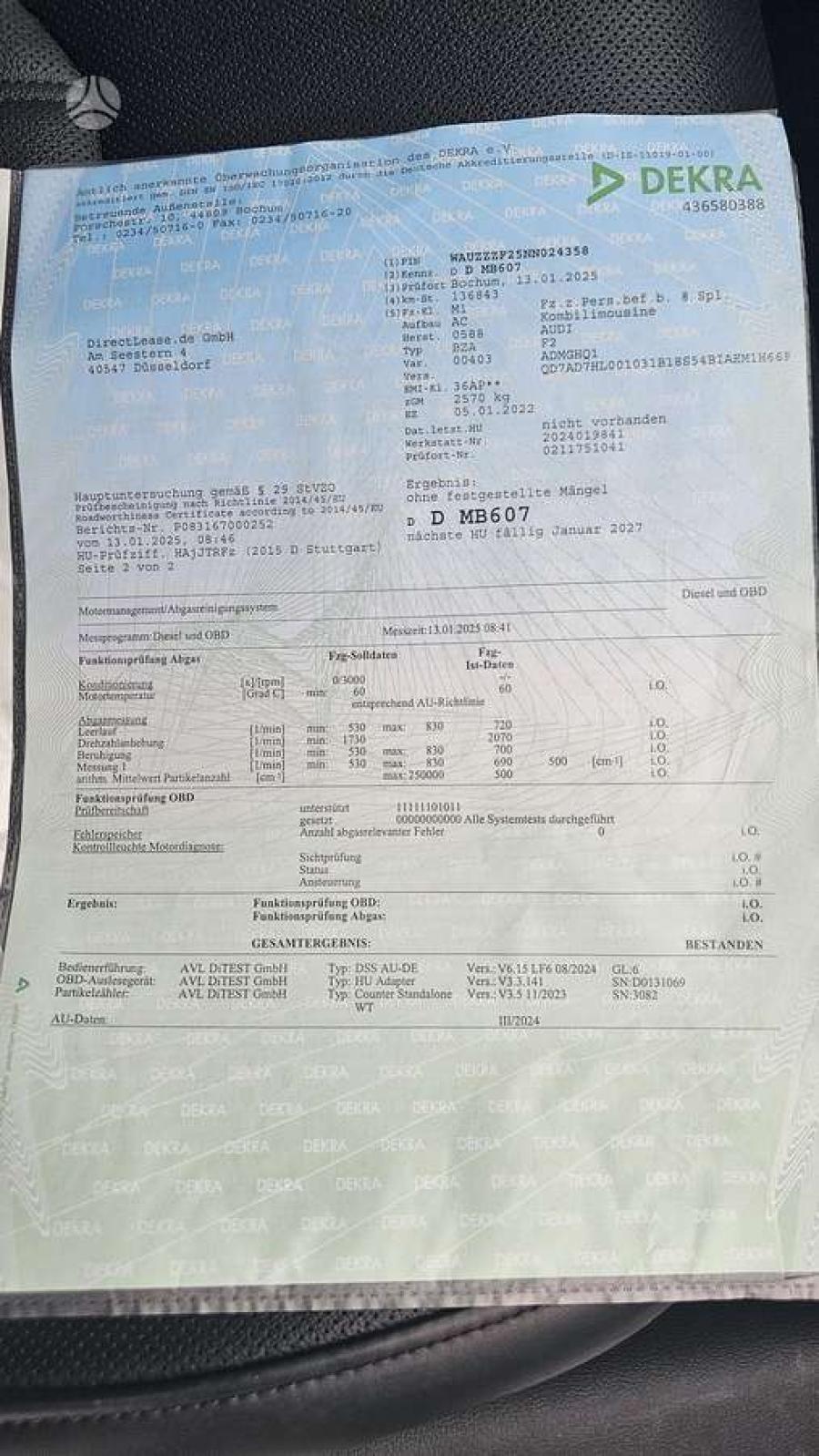 Синий Ауди А6 2022 в Пренай, объемом двигателя 2.97 л и пробегом 195 тыс. км за 25999 €, фото 35 на AUTOMOTO.COM.LV