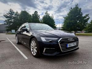 Zils Audi A6 2023 Tallina, ar dzinēja tilpumu 2.00 L un nobraukumu 60 tūkst. km par 37900 €, foto  vietnē AUTOMOTO.COM.LV