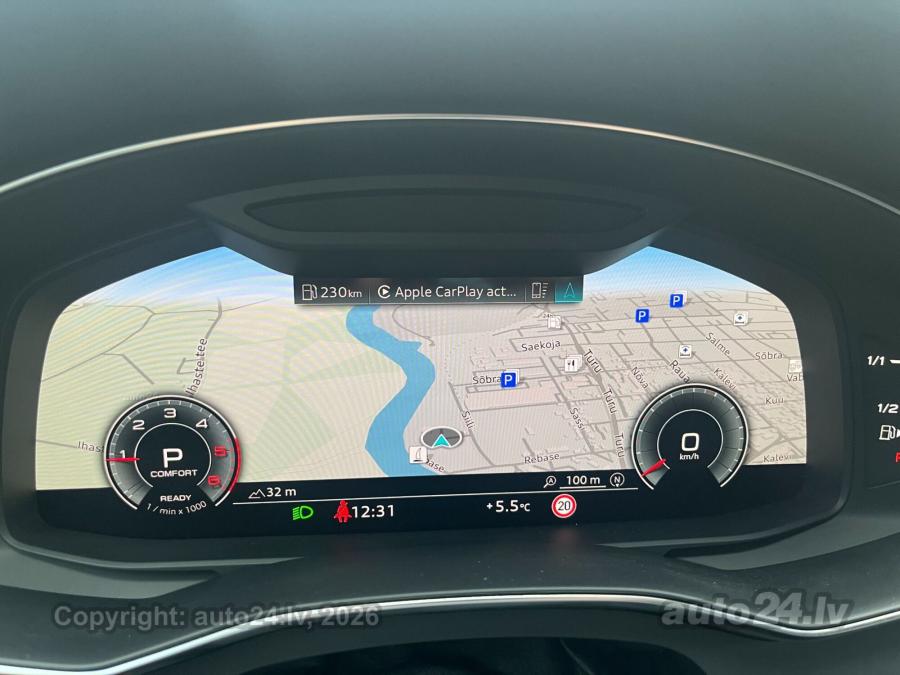 Zils Audi A6 2023 Tallina, ar dzinēja tilpumu 2.00 L un nobraukumu 60 tūkst. km par 37900 €, foto 10 vietnē AUTOMOTO.COM.LV