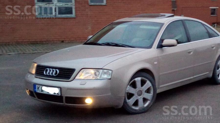Brown Audi A6 2000 in Valmiera, with an engine capacity of 2.70 L and mileage of 0 thousand km for 1700 €, photo 12 on AUTOMOTO.COM.LV