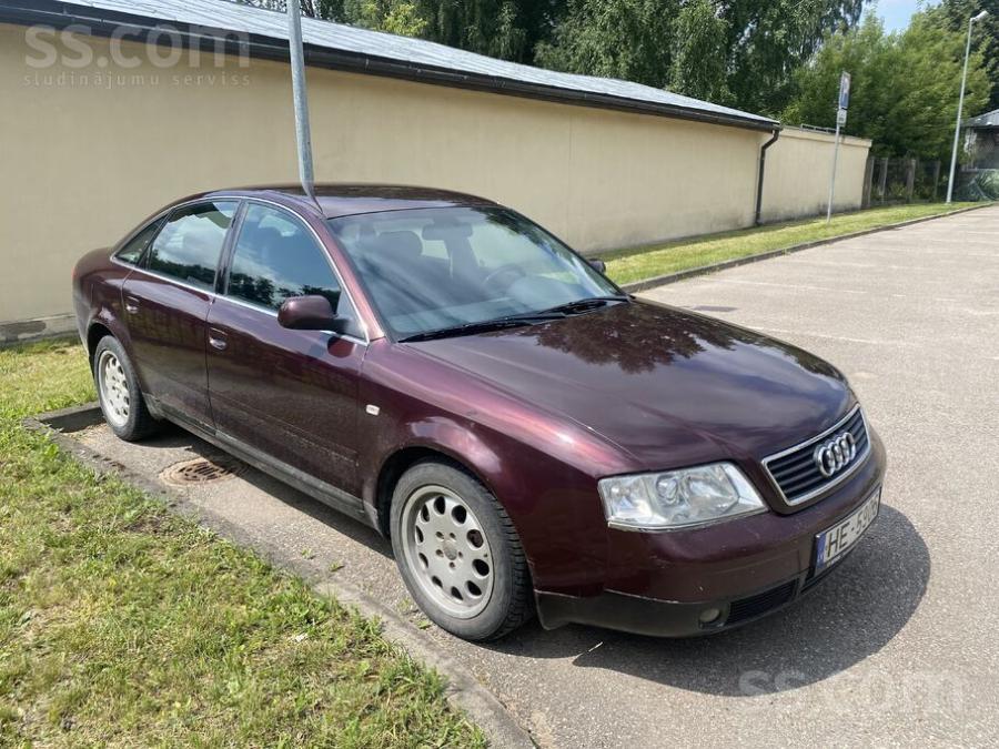Brown Audi A6 2000 in Daugavpils, with an engine capacity of 2.40 L and mileage of 371 thousand km for 2200 €, photo 1 on AUTOMOTO.COM.LV
