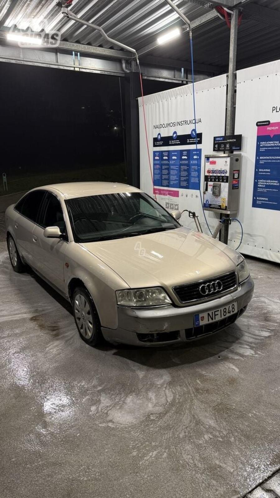 Brown Audi A6 2001 in Vilnius, with an engine capacity of 2.40 L and mileage of 667 thousand km for 650 €, photo 3 on AUTOMOTO.COM.LV